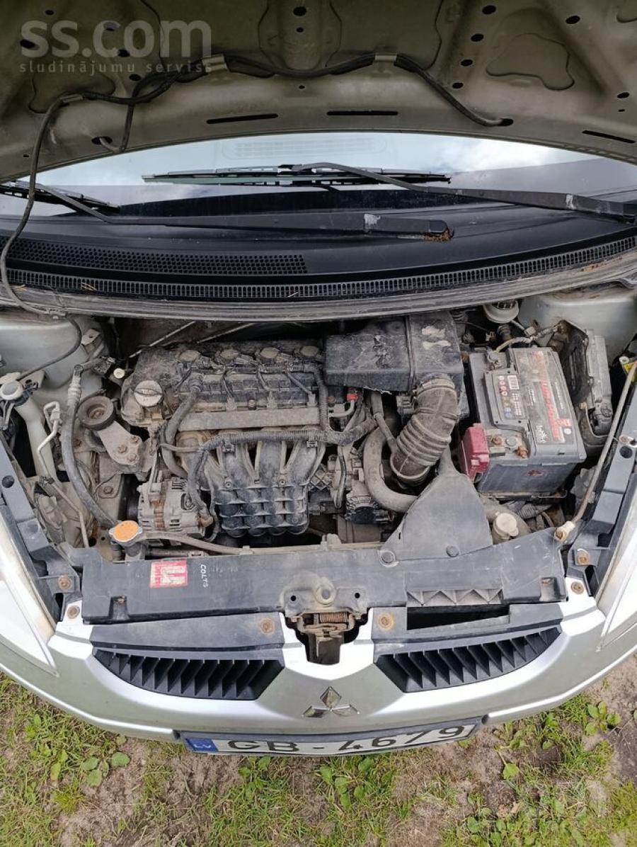 Pelēks Mitsubishi Colt 2006 Talsi, ar dzinēja tilpumu 1.30 L un nobraukumu 192 tūkst. km par 850 €, foto 12 vietnē AUTOMOTO.COM.LV
