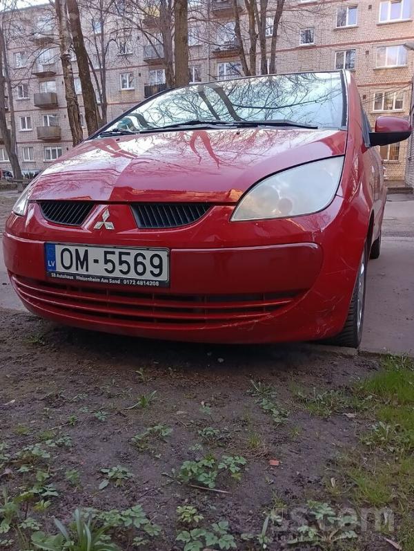 Красный Мицубиси Кольт 2006 в Рига, объемом двигателя 1.30 л и пробегом 215 тыс. км за 2450 €, фото 1 на AUTOMOTO.COM.LV