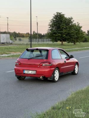 Sarkans Mitsubishi Colt 1996 Viļņa, ar dzinēja tilpumu 1.60 L un nobraukumu 287 tūkst. km par 1350 €, foto 4 vietnē AUTOMOTO.COM.LV