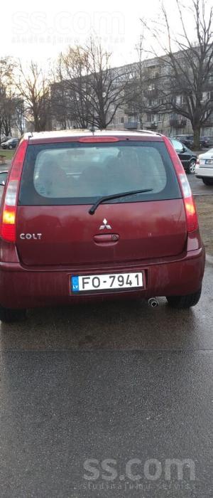Sarkans Mitsubishi Colt 2005 Rīga, ar dzinēja tilpumu 1.50 L un nobraukumu 176 tūkst. km par 1990 €, foto 3 vietnē AUTOMOTO.COM.LV