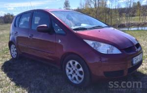 Sarkans Mitsubishi Colt 2007 Limbaži, ar dzinēja tilpumu 1.30 L un nobraukumu 173 tūkst. km par 1300 €, foto 4 vietnē AUTOMOTO.COM.LV