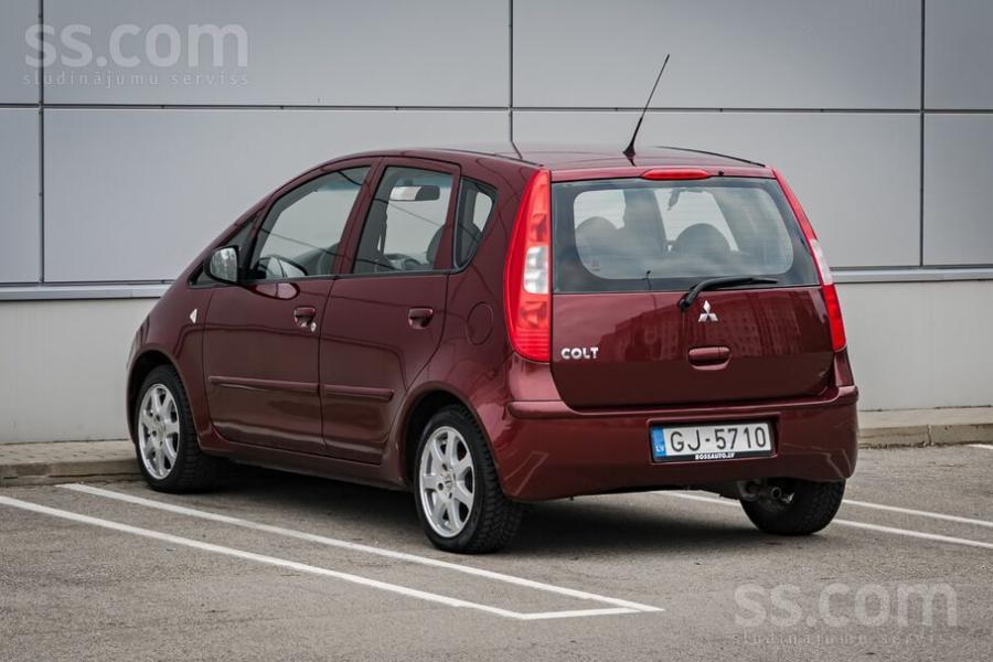 Red Mitsubishi Colt 2007 in Riga, with an engine capacity of 1.30 L and mileage of 343 thousand km for 1490 €, photo 7 on AUTOMOTO.COM.LV
