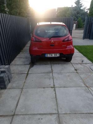 Sarkans Mitsubishi Colt 2009 Kretinga, ar dzinēja tilpumu 1.12 L un nobraukumu 171 tūkst. km par 800 €, foto 5 vietnē AUTOMOTO.COM.LV
