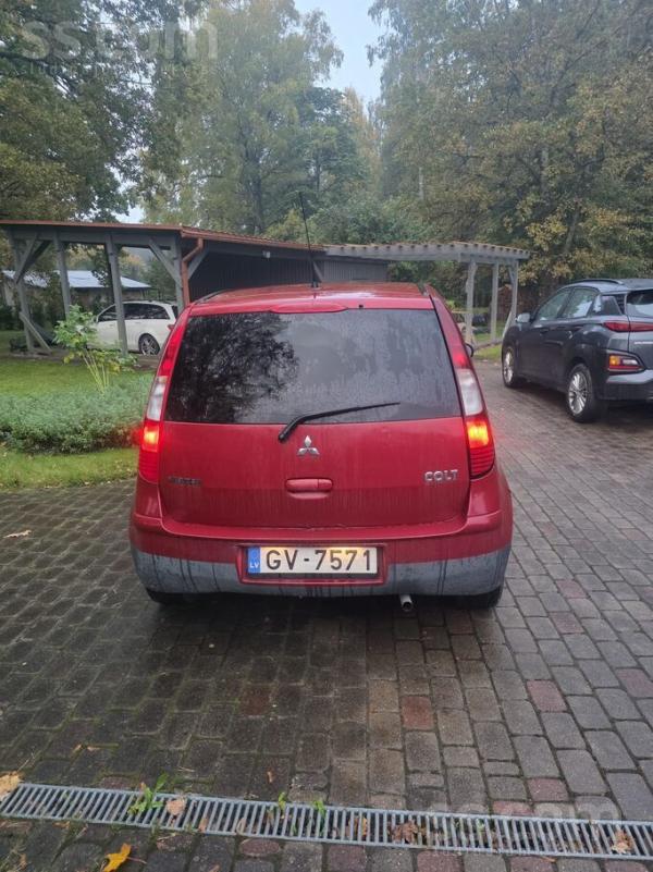 Sarkans Mitsubishi Colt 2007 Rīga, ar dzinēja tilpumu 1.30 L un nobraukumu 144 tūkst. km par 500 €, foto 1 vietnē AUTOMOTO.COM.LV