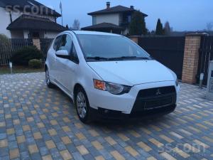 Balts Mitsubishi Colt 2013 Rīga, ar dzinēja tilpumu 1.10 L un nobraukumu 0 tūkst. km par 3650 €, foto  vietnē AUTOMOTO.COM.LV