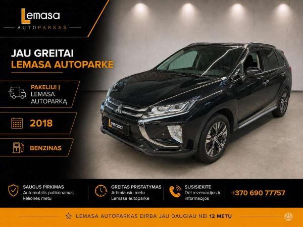 Melns Mitsubishi Eclipse Cross 2018 Klaipėda, ar dzinēja tilpumu 1.50 L un nobraukumu 113 tūkst. km par 13999 €, foto 1 vietnē AUTOMOTO.COM.LV