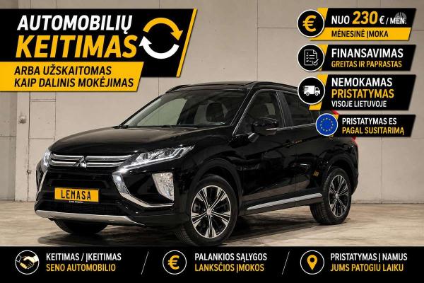 Melns Mitsubishi Eclipse Cross 2018 Klaipėda, ar dzinēja tilpumu 1.50 L un nobraukumu 113 tūkst. km par 13999 €, foto 1 vietnē AUTOMOTO.COM.LV