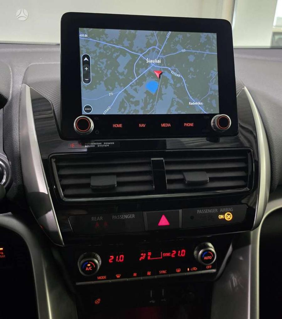 Black Mitsubishi Eclipse Cross 2024 in Siauliai, with an engine capacity of 2.36 L and mileage of 92 thousand km for 21900 €, photo 19 on AUTOMOTO.COM.LV