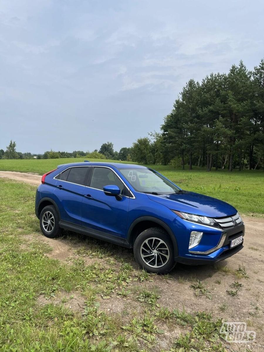 Blue Mitsubishi Eclipse Cross 2020 in Alytus, with an engine capacity of 1.50 L and mileage of 94 thousand km for 14300 €, photo 1 on AUTOMOTO.COM.LV