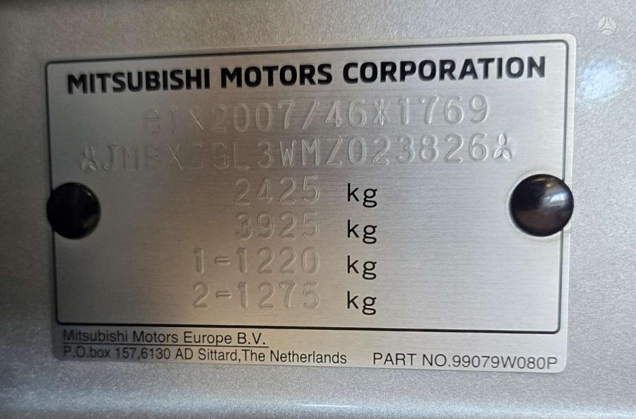 Grey Mitsubishi Eclipse Cross 2022 in Siauliai, with an engine capacity of 2.36 L and mileage of 42 thousand km for 22500 €, photo 32 on AUTOMOTO.COM.LV