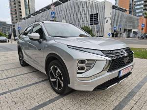 Grey Mitsubishi Eclipse Cross 2024 in Vilnius, with an engine capacity of 2.36 L and mileage of 83 thousand km for 21600 €, photo  on AUTOMOTO.COM.LV