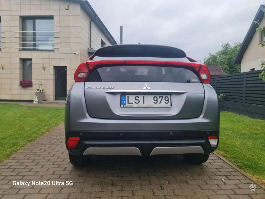 Grey Mitsubishi Eclipse Cross 2021 in Vilnius, with an engine capacity of 1.50 L and mileage of 109 thousand km for 14500 €, photo 6 on AUTOMOTO.COM.LV