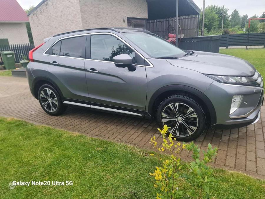 Grey Mitsubishi Eclipse Cross 2021 in Vilnius, with an engine capacity of 1.50 L and mileage of 109 thousand km for 14500 €, photo 10 on AUTOMOTO.COM.LV