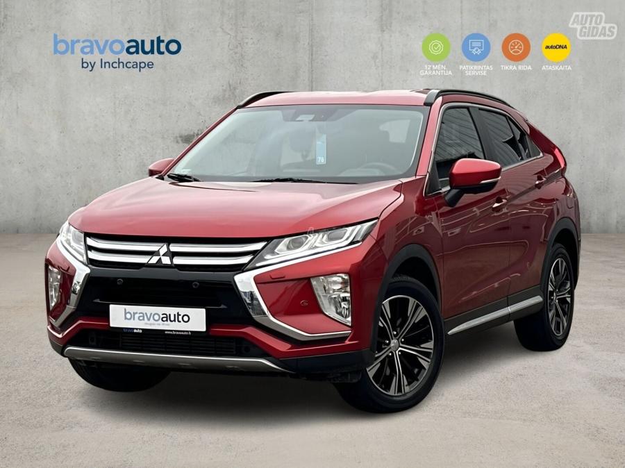 Red Mitsubishi Eclipse Cross 2019 in Kaunas, with an engine capacity of 1.50 L and mileage of 89 thousand km for 16975 €, photo 1 on AUTOMOTO.COM.LV