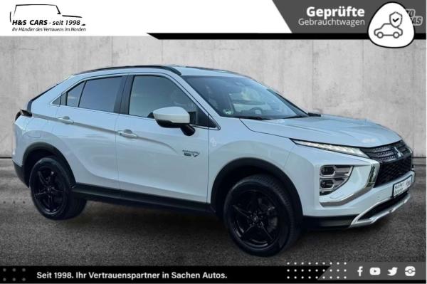 Balts Mitsubishi Eclipse Cross 2022 Kauņa, ar dzinēja tilpumu 2.40 L un nobraukumu 25 tūkst. km par 22590 €, foto 1 vietnē AUTOMOTO.COM.LV