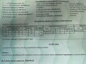Серый Мицубиси Грандис 2007 в Алитус, объемом двигателя 2.00 л и пробегом 342 тыс. км за 1700 €, фото 11 на AUTOMOTO.COM.LV