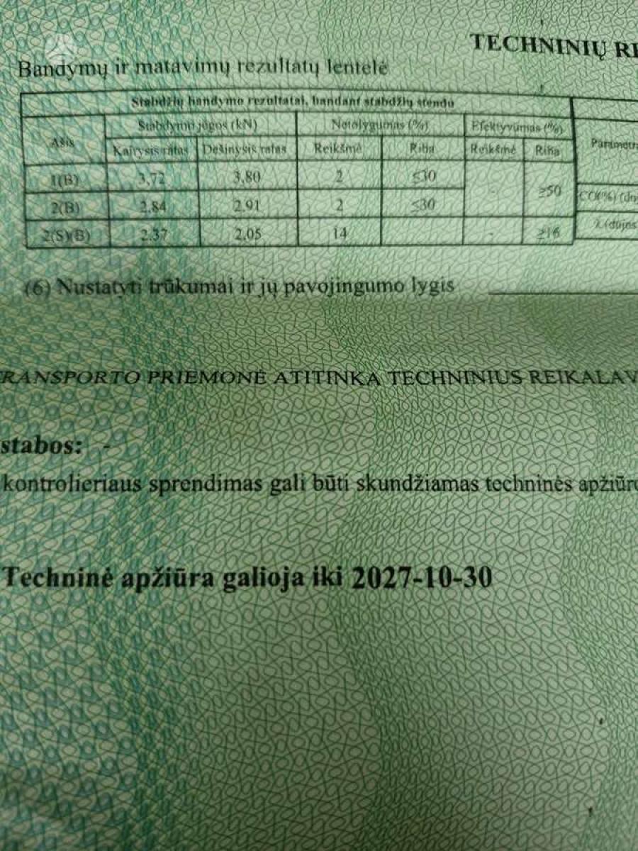 Серый Мицубиси Грандис 2008 в Клайпеда, объемом двигателя 2.38 л и пробегом 447 тыс. км за 900 €, фото 15 на AUTOMOTO.COM.LV