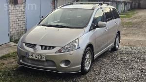 Grey Mitsubishi Grandis 2008 in Ventspils, with an engine capacity of 2.00 L and mileage of 385 thousand km for 2495 €, photo  on AUTOMOTO.COM.LV