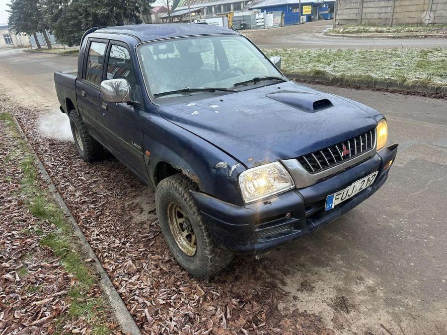 Zils Mitsubishi l-200 1998 Tauragė, ar dzinēja tilpumu 2.48 L un nobraukumu 288 tūkst. km par 2500 €, foto 3 vietnē AUTOMOTO.COM.LV
