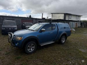 Blue Mitsubishi l-200 2006 in Pasvalys, with an engine capacity of 2.50 L and mileage of 380 thousand km for 4799 €, photo 3 on AUTOMOTO.COM.LV