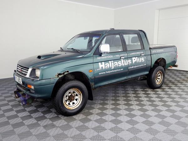 Зеленый Мицубиси Л 200 1997 в Таллин, объемом двигателя 2.50 л и пробегом 284 тыс. км за 1099 €, фото 10 на AUTOMOTO.COM.LV