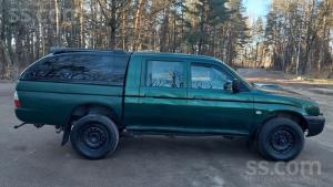 Green Mitsubishi l-200 2005 in Riga, with an engine capacity of 2.50 L and mileage of 0 thousand km for 3800 €, photo 10 on AUTOMOTO.COM.LV