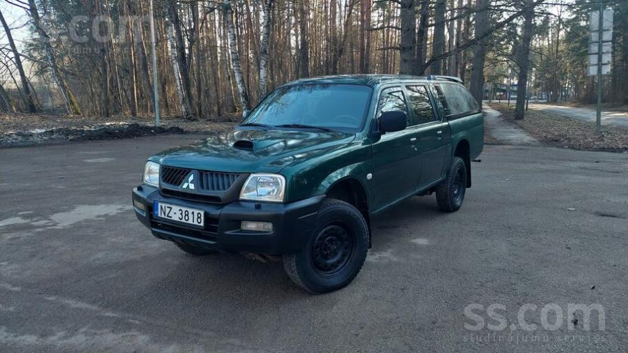 Green Mitsubishi l-200 2005 in Riga, with an engine capacity of 2.50 L and mileage of 0 thousand km for 3800 €, photo 19 on AUTOMOTO.COM.LV
