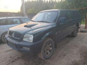 Green Mitsubishi l-200 2005 in Vilnius, with an engine capacity of 2.48 L and mileage of 200 thousand km for 4500 €, photo  on AUTOMOTO.COM.LV