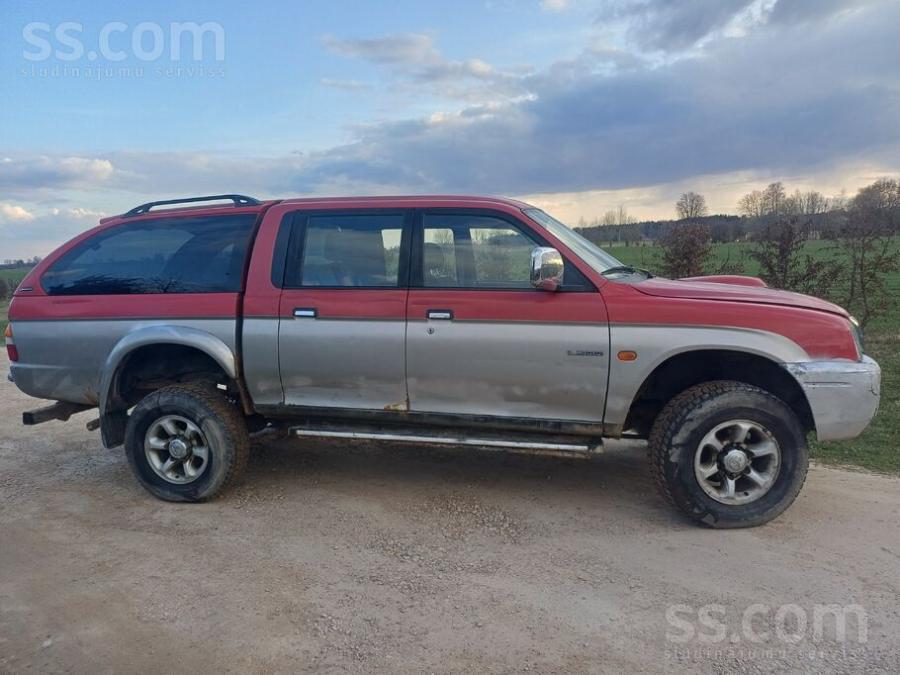 Красный Мицубиси Л 200 1998 в Тукумс, объемом двигателя 2.50 л и пробегом 408 тыс. км за 1600 €, фото 5 на AUTOMOTO.COM.LV