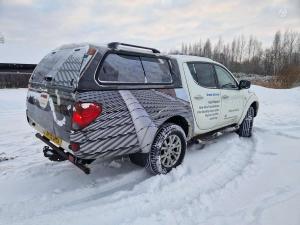 White Mitsubishi l-200 2015 in Jelgava, with an engine capacity of 2.44 L and mileage of 188 thousand km for 5950 €, photo 7 on AUTOMOTO.COM.LV