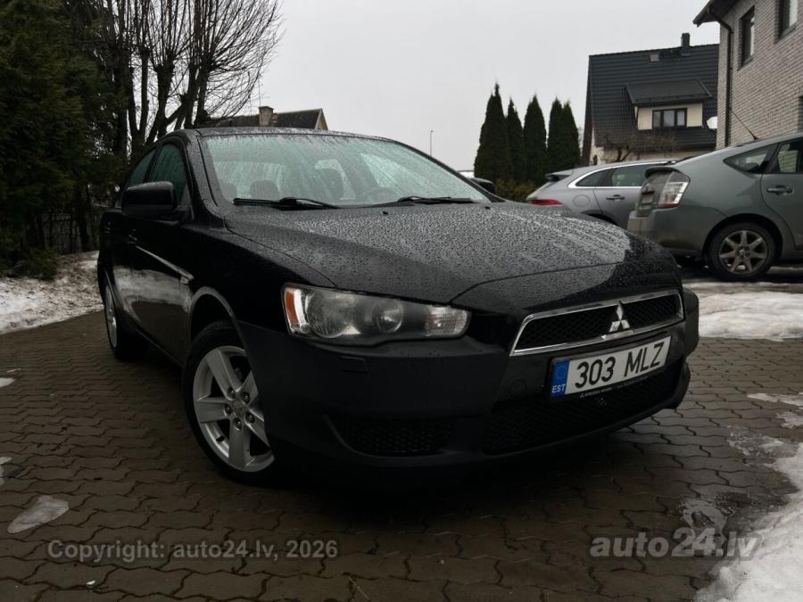 Black Mitsubishi Lancer 2008 in Tallinn, with an engine capacity of 1.80 L and mileage of 125 thousand km for 1475 €, photo 2 on AUTOMOTO.COM.LV