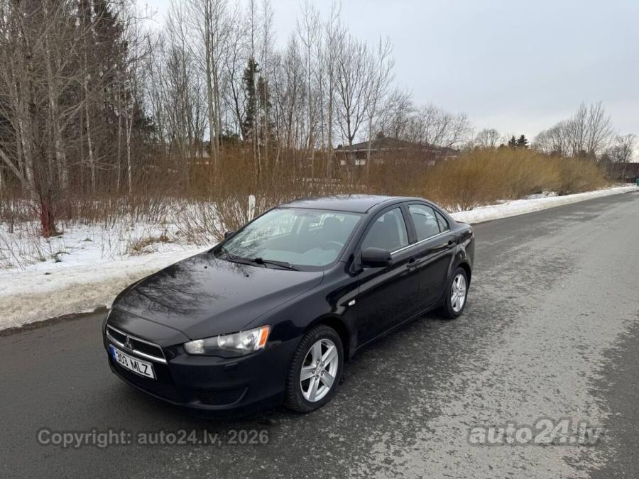 Black Mitsubishi Lancer 2008 in Tallinn, with an engine capacity of 1.80 L and mileage of 124 thousand km for 2990 €, photo 2 on AUTOMOTO.COM.LV