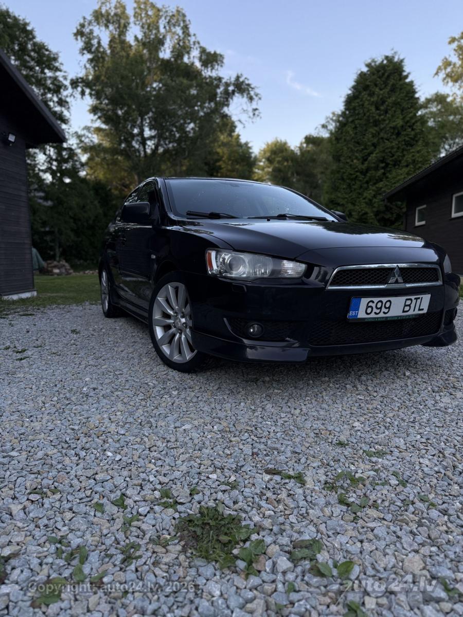Melns Mitsubishi Lancer 2008 Tallina, ar dzinēja tilpumu 2.00 L un nobraukumu 0 tūkst. km par 3500 €, foto 1 vietnē AUTOMOTO.COM.LV
