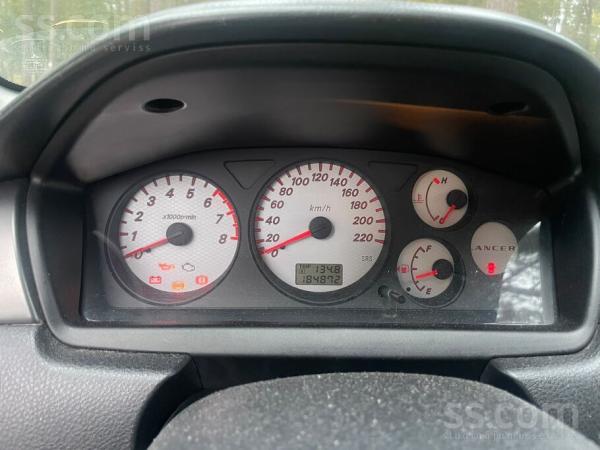 Blue Mitsubishi Lancer 2006 in Jurmala, with an engine capacity of 1.60 L and mileage of 185 thousand km for 500 €, photo 8 on AUTOMOTO.COM.LV