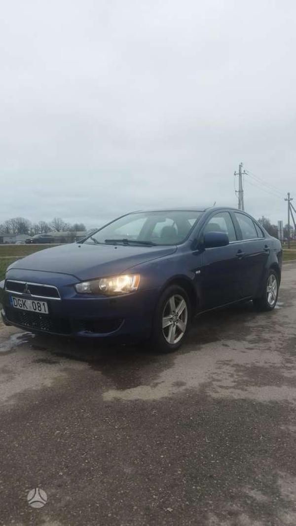 Blue Mitsubishi Lancer 2007 in Kaunas, with an engine capacity of 1.50 L and mileage of 201 thousand km for 2750 €, photo 1 on AUTOMOTO.COM.LV