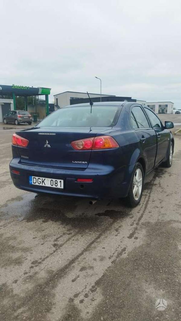Blue Mitsubishi Lancer 2007 in Kaunas, with an engine capacity of 1.50 L and mileage of 201 thousand km for 2750 €, photo 2 on AUTOMOTO.COM.LV
