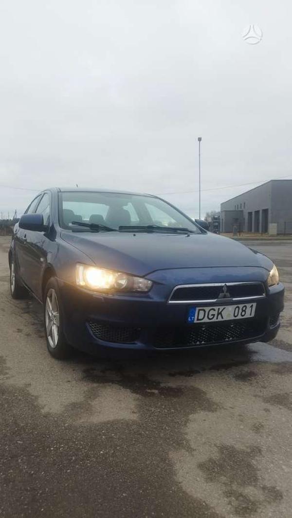 Blue Mitsubishi Lancer 2007 in Kaunas, with an engine capacity of 1.50 L and mileage of 201 thousand km for 2750 €, photo 3 on AUTOMOTO.COM.LV