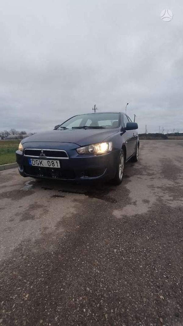 Blue Mitsubishi Lancer 2007 in Kaunas, with an engine capacity of 1.50 L and mileage of 201 thousand km for 2750 €, photo 4 on AUTOMOTO.COM.LV