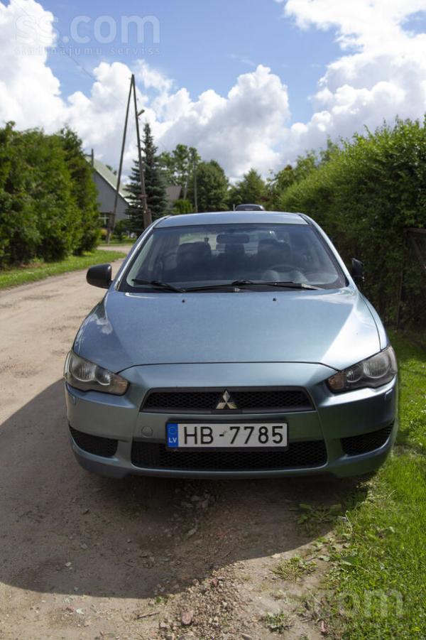Blue Mitsubishi Lancer 2008 in Jelgava, with an engine capacity of 1.50 L and mileage of 237 thousand km for 590 €, photo 4 on AUTOMOTO.COM.LV