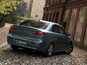 Blue Mitsubishi Lancer 2008 in Cesis, with an engine capacity of 2.00 L and mileage of 269 thousand km for 1999 €, photo 12 on AUTOMOTO.COM.LV