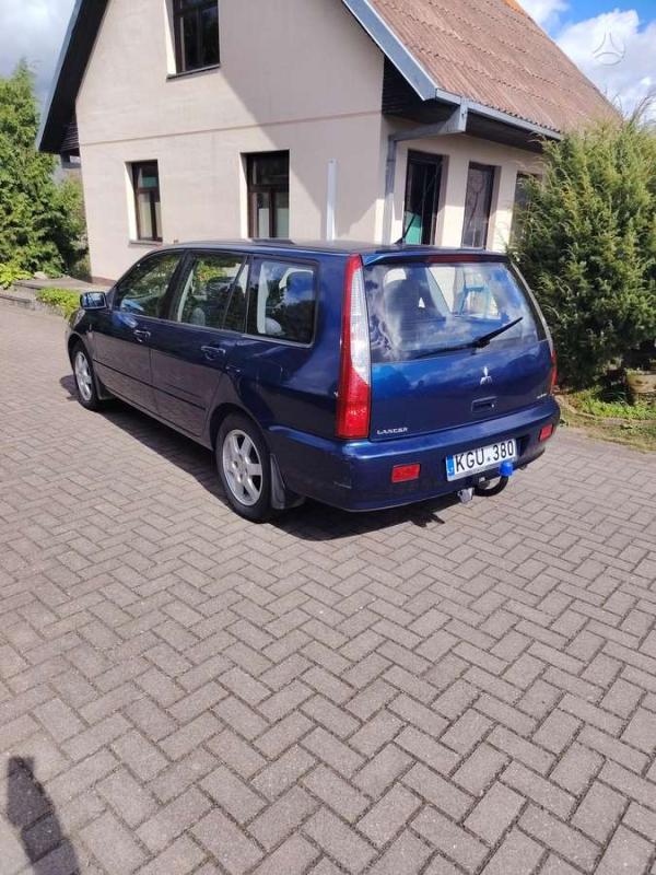 Blue Mitsubishi Lancer 2006 in Alytus, with an engine capacity of 1.58 L and mileage of 116 thousand km for 1900 €, photo 3 on AUTOMOTO.COM.LV