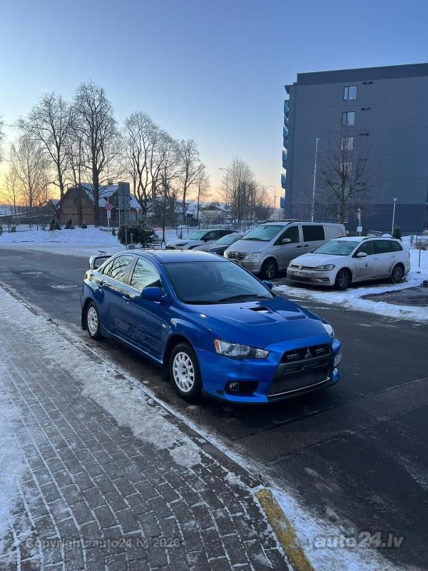 Blue Mitsubishi lancer-evolution 2008 in Riga, with an engine capacity of 2.00 L and mileage of 204 thousand km for 16900 €, photo 1 on AUTOMOTO.COM.LV
