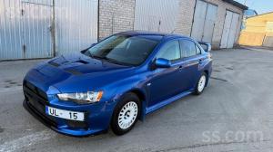 Blue Mitsubishi lancer-evolution 2010 in Saldus, with an engine capacity of 2.00 L and mileage of 160 thousand km for 22385 €, photo  on AUTOMOTO.COM.LV
