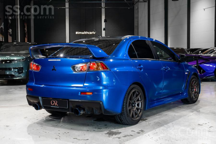 Blue Mitsubishi lancer-evolution 2012 in Riga, with an engine capacity of 2.00 L and mileage of 185 thousand km for 37500 €, photo 5 on AUTOMOTO.COM.LV