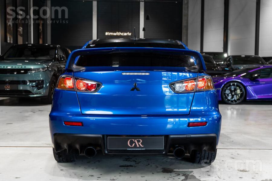 Blue Mitsubishi lancer-evolution 2012 in Riga, with an engine capacity of 2.00 L and mileage of 185 thousand km for 37500 €, photo 6 on AUTOMOTO.COM.LV