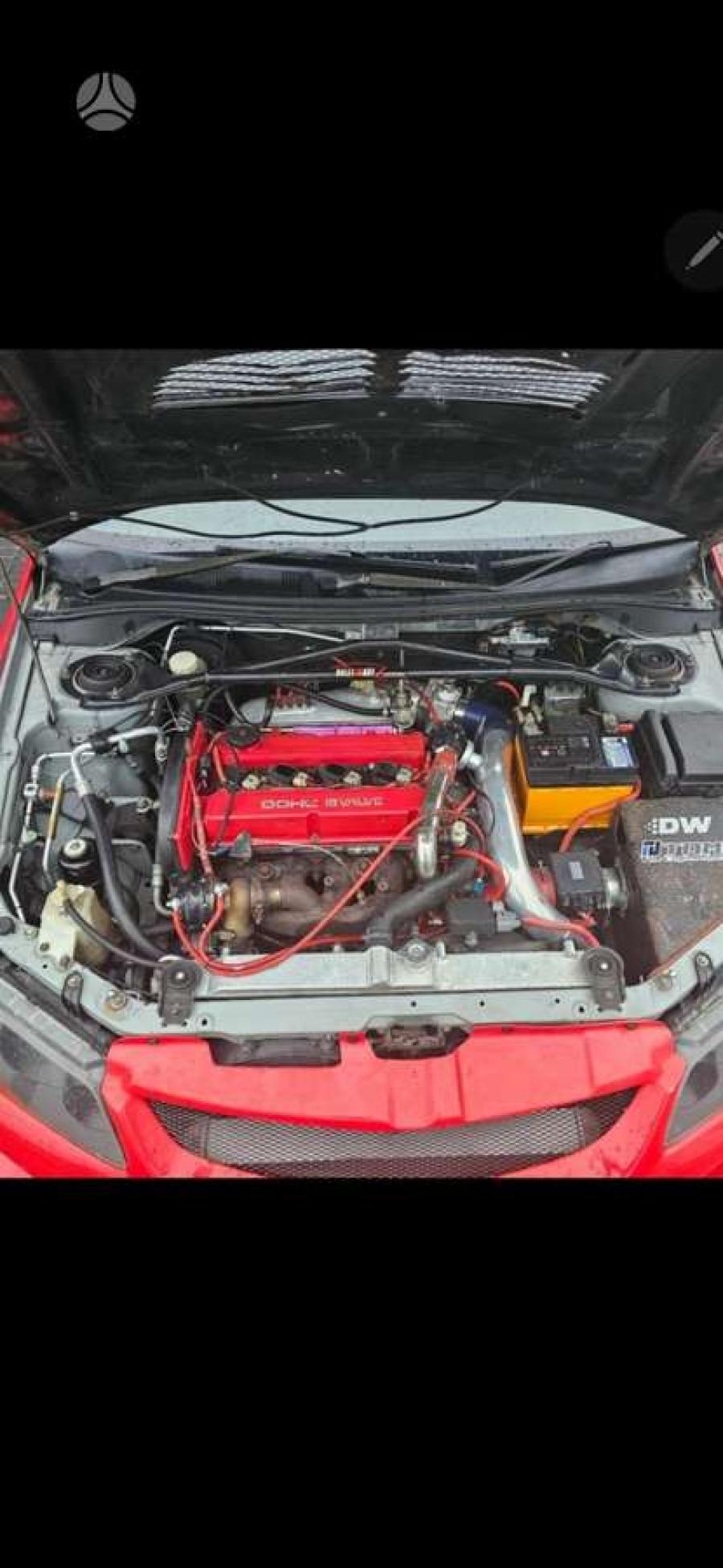 Red Mitsubishi lancer-evolution 2002 in Kaunas, with an engine capacity of 2.00 L and mileage of 135 thousand km for 13500 €, photo 3 on AUTOMOTO.COM.LV