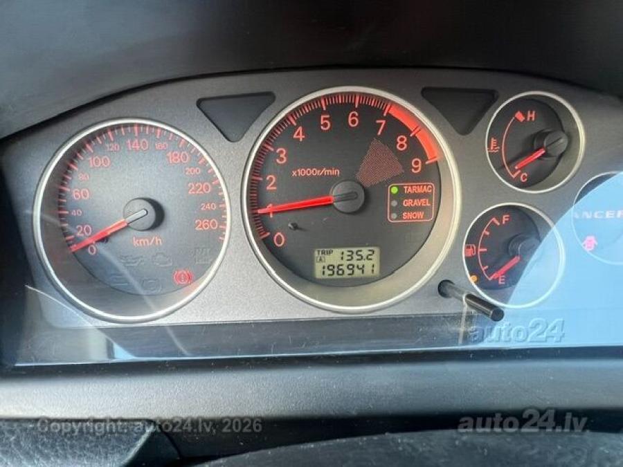 Sarkans Mitsubishi lancer-evolution 2006 Tartu, ar dzinēja tilpumu 2.00 L un nobraukumu 197 tūkst. km par 35000 €, foto 11 vietnē AUTOMOTO.COM.LV