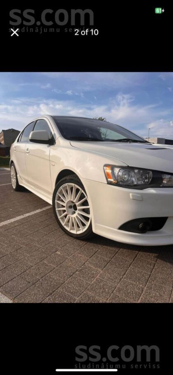 Balts Mitsubishi lancer-evolution 2011 Jelgava, ar dzinēja tilpumu 2.00 L un nobraukumu 130 tūkst. km par 11501 €, foto 5 vietnē AUTOMOTO.COM.LV