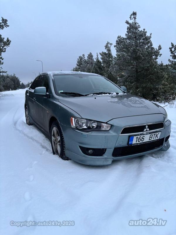 Green Mitsubishi Lancer 2008 in Kuressaare, with an engine capacity of 1.80 L and mileage of 190 thousand km for 4000 €, photo 2 on AUTOMOTO.COM.LV
