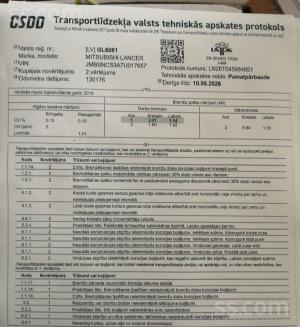 Красный Мицубиси Лансер 2007 в Прейли, объемом двигателя 1.60 л и пробегом 130 тыс. км за 650 €, фото 8 на AUTOMOTO.COM.LV